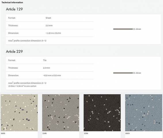 Nora Flooring Noraplan Stone Ed | The Flooring Group | The Flooring Group