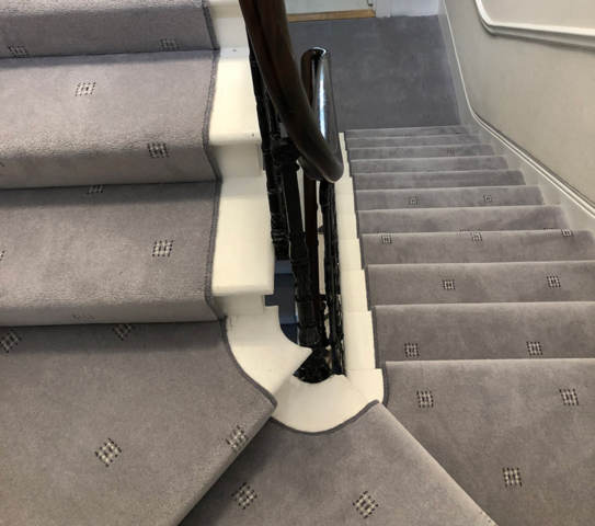 Adam Carpets Grey Patterned Carpet Installation in Lambeth | The ...