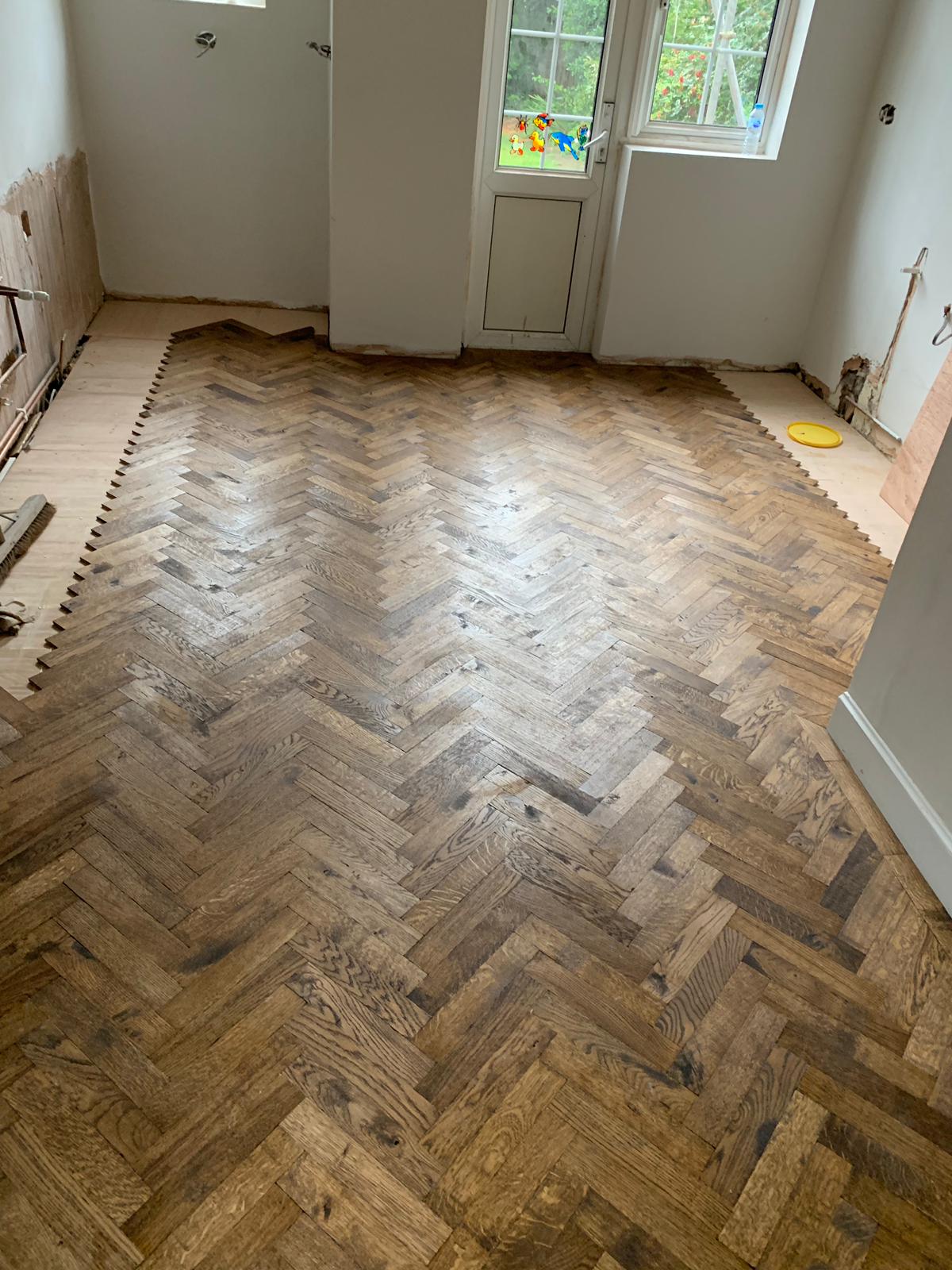 Wood Blocks Installed in Wembley | The Flooring Group