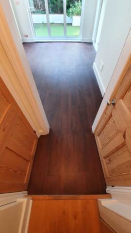 Amtico Spacia Black Walnut Luxury Vinyl In Kensington 1 | The Flooring ...