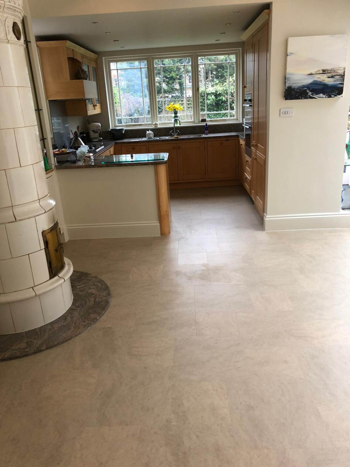 Amtico Spacia Plaza Concrete Fitting in Westminster | The Flooring Group