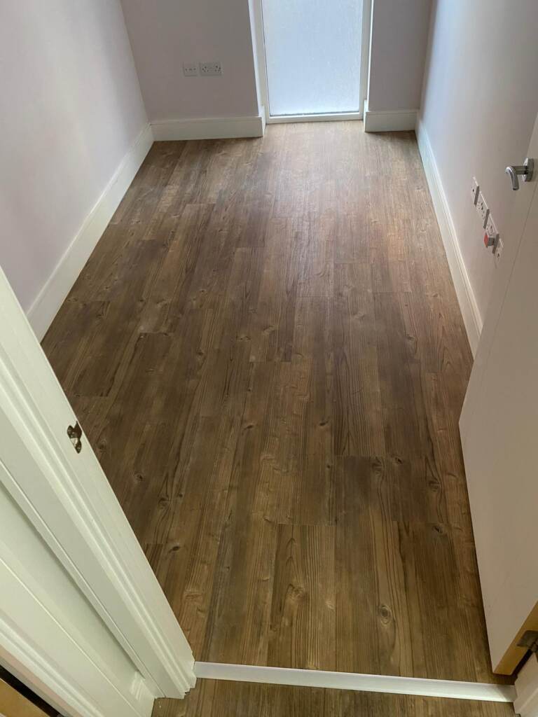 Amtico Spacia Dry Cedar installation in Chelsea | The Flooring Group