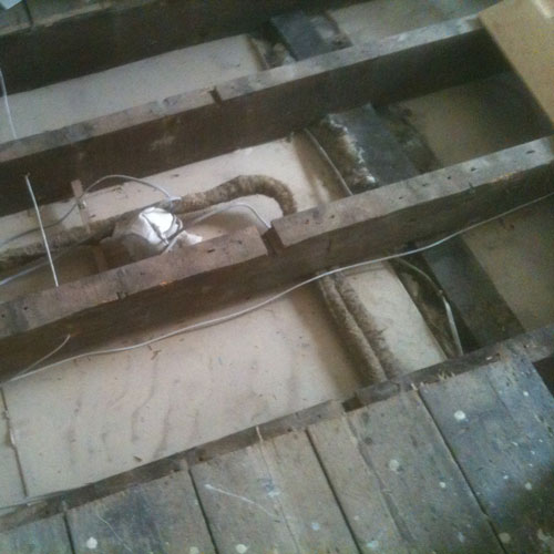 Solid Oak Planks Laid On An Unstable Living Room Floor | The Flooring Group