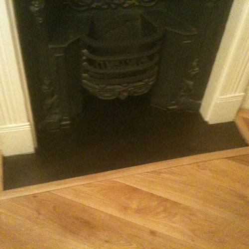 Solid Oak Planks Laid On An Unstable Living Room Floor | The Flooring Group