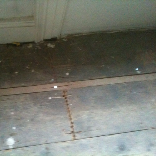 Solid Oak Planks Laid On An Unstable Living Room Floor | The Flooring Group